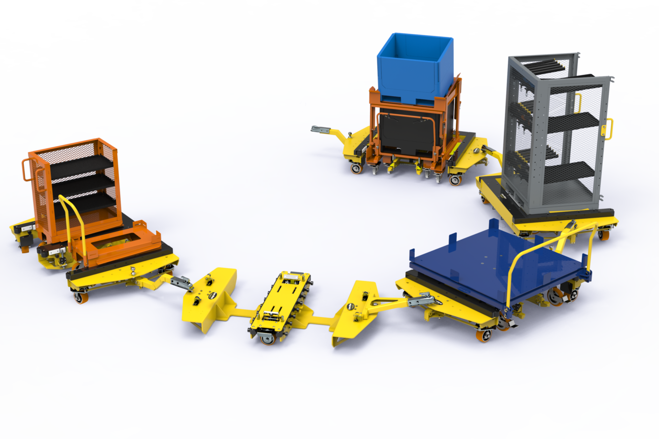 Material Handling Carts-Industrial-Tugger Trailers-Warehouse-AGV-Mother